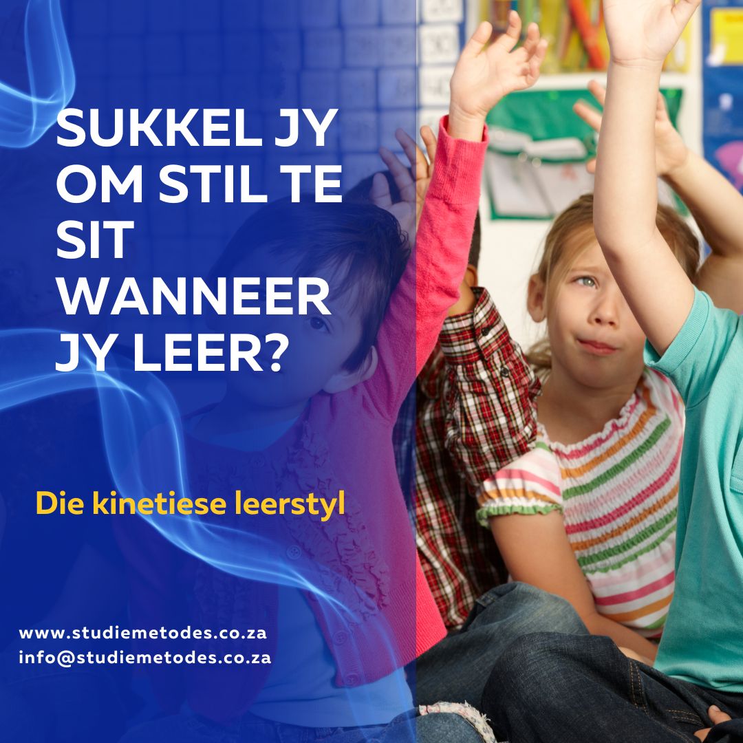 Wat as ek nie kan stilsit wanneer ek leer nie? - Studiemetodes