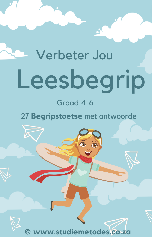 Begripstoets Werkskaarte Graad 4 tot Graad 6 - Studiemetodes